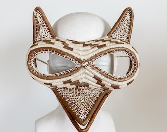 Woven Panama Mask - Etsy