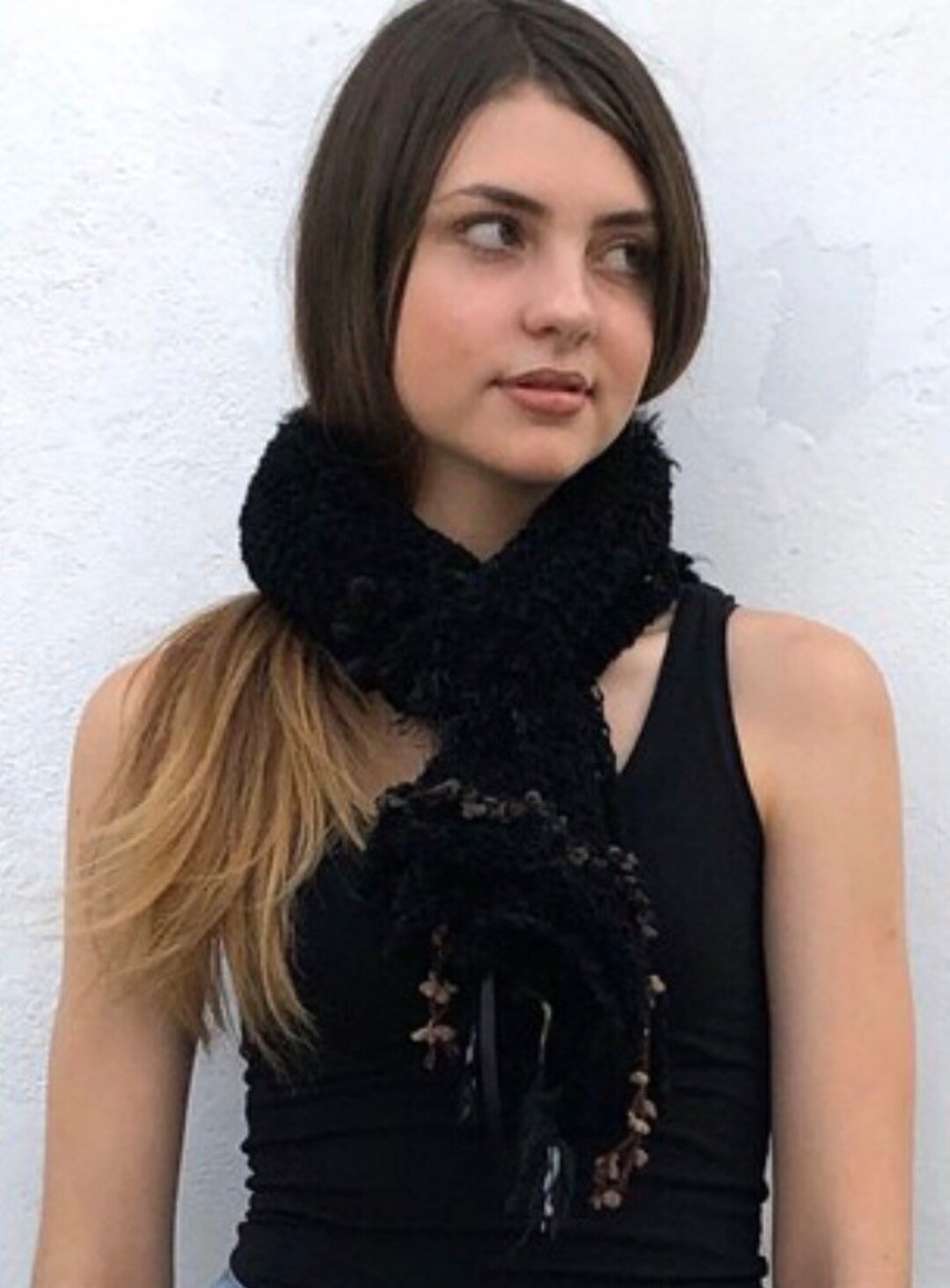 Black Scarf - Post Apocalyptic - Fallout Cosplay - Cyberpunk Clothing ...