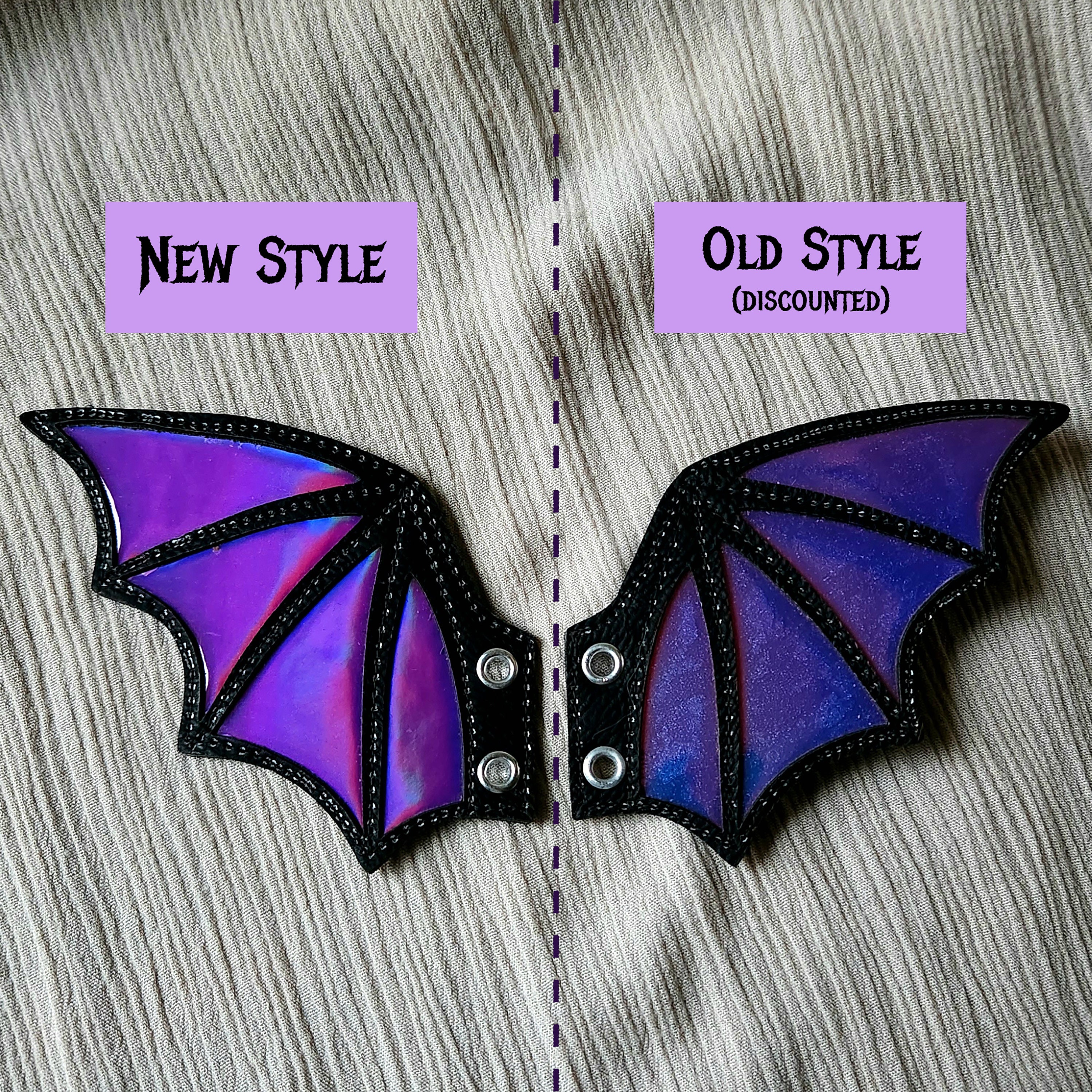 Purple Bat Skate Wings - Etsy