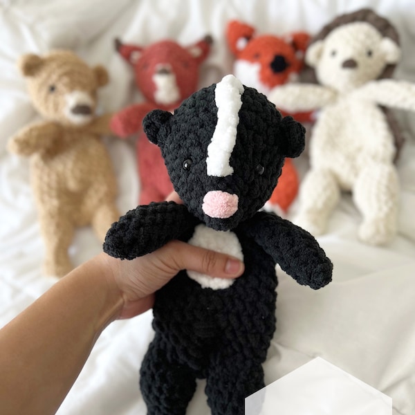 Crochet Skunk - Etsy