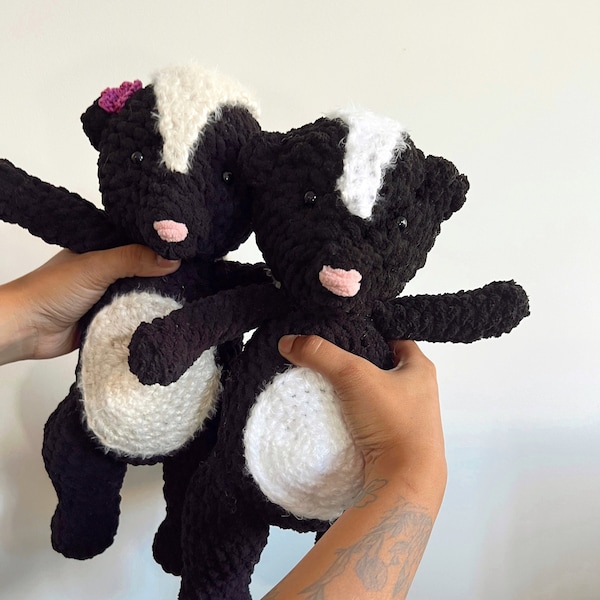 Crochet Skunk - Etsy
