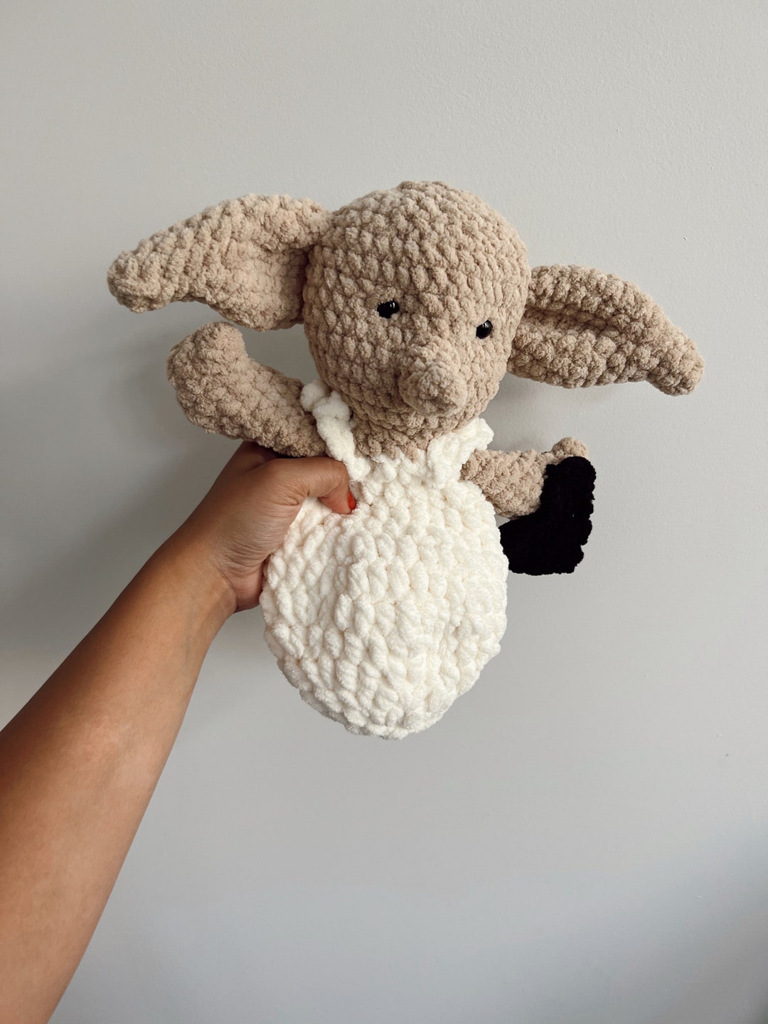 The House Elf Snuggler, Amigurumi Pattern, Potter Pals Crochet Pattern ...