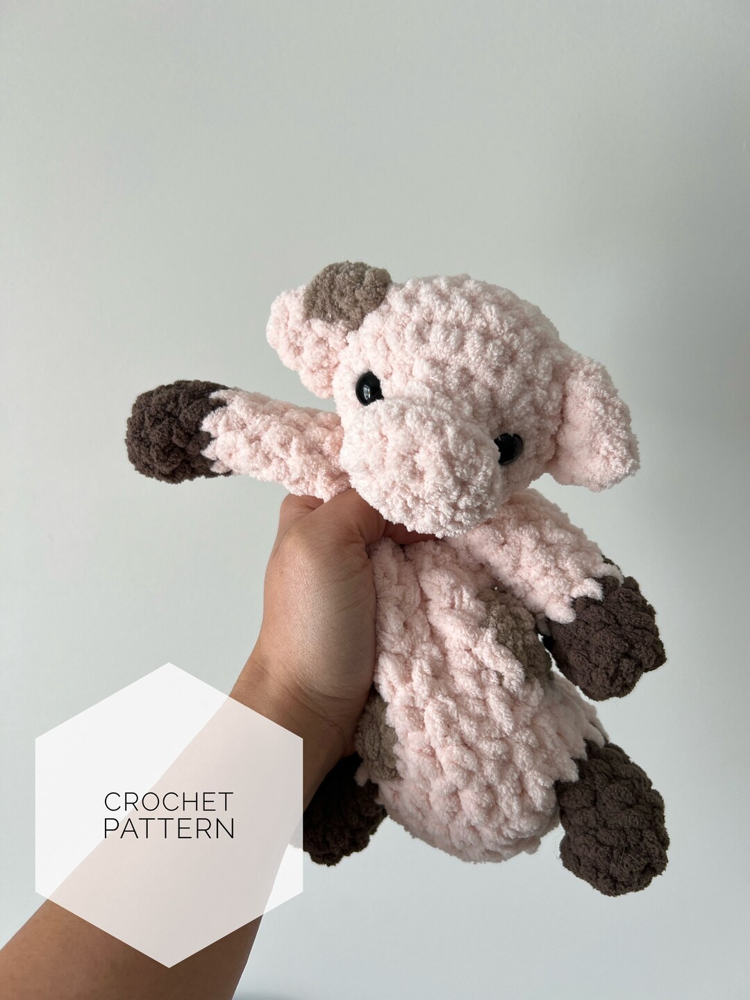Pen the Pig Crochet Snuggler Pattern - Etsy