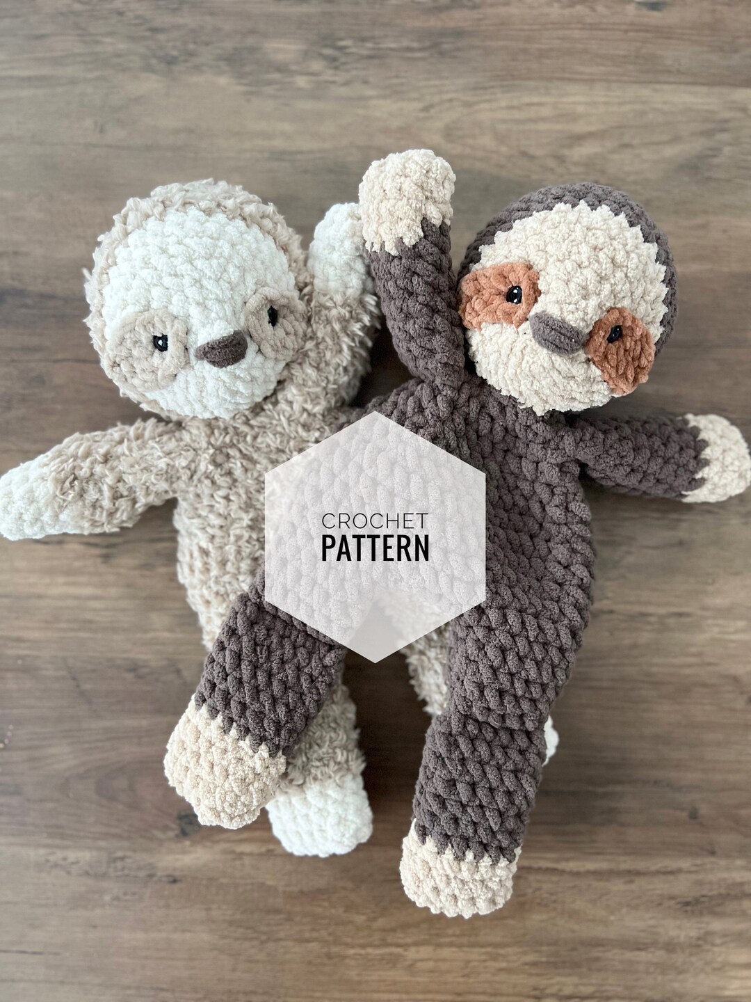 Sloan the Sloth Crochet Pattern, Amigurumi Sloth Pattern - Etsy