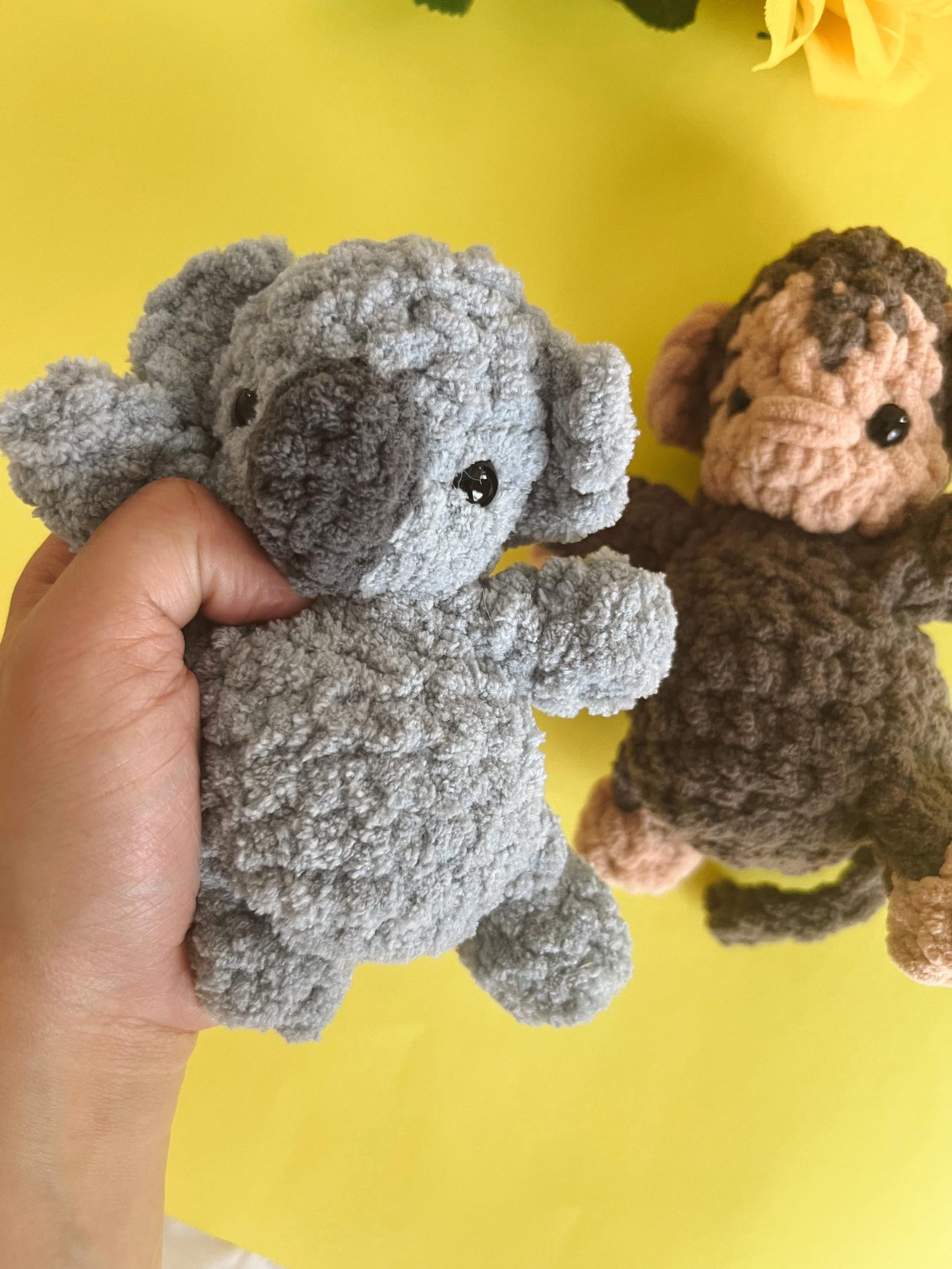 No Sew Bitsy Monkey Crochet Pattern – Stuffed Plushie (PDF Pattern) - Etsy
