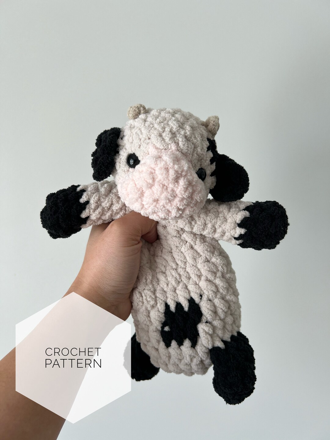 Colby the Cow Crochet Snuggler Pattern - Etsy