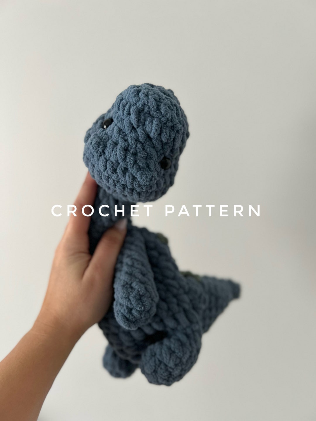Dippy the Diplodocus Crochet Dinosaur Snuggler Pattern - Etsy
