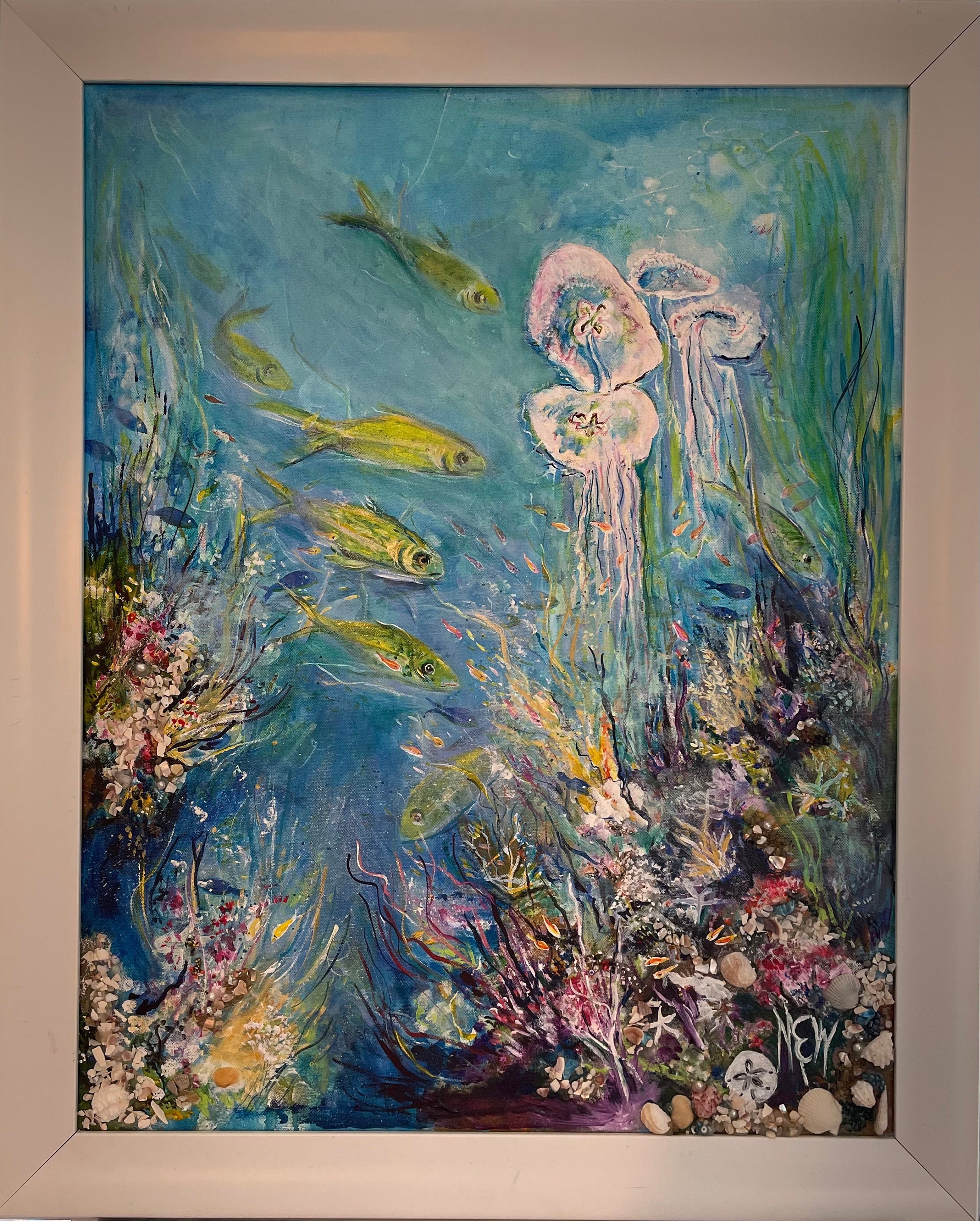 Coral Reef Acrylic Painting - Etsy