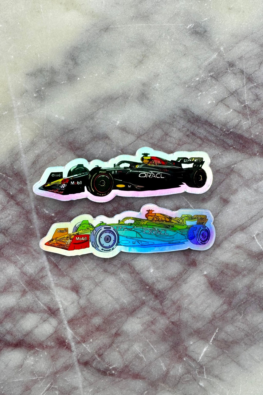 F1 Rainbow Redbull Racecar Sticker - Vinyl + Waterproof - Etsy