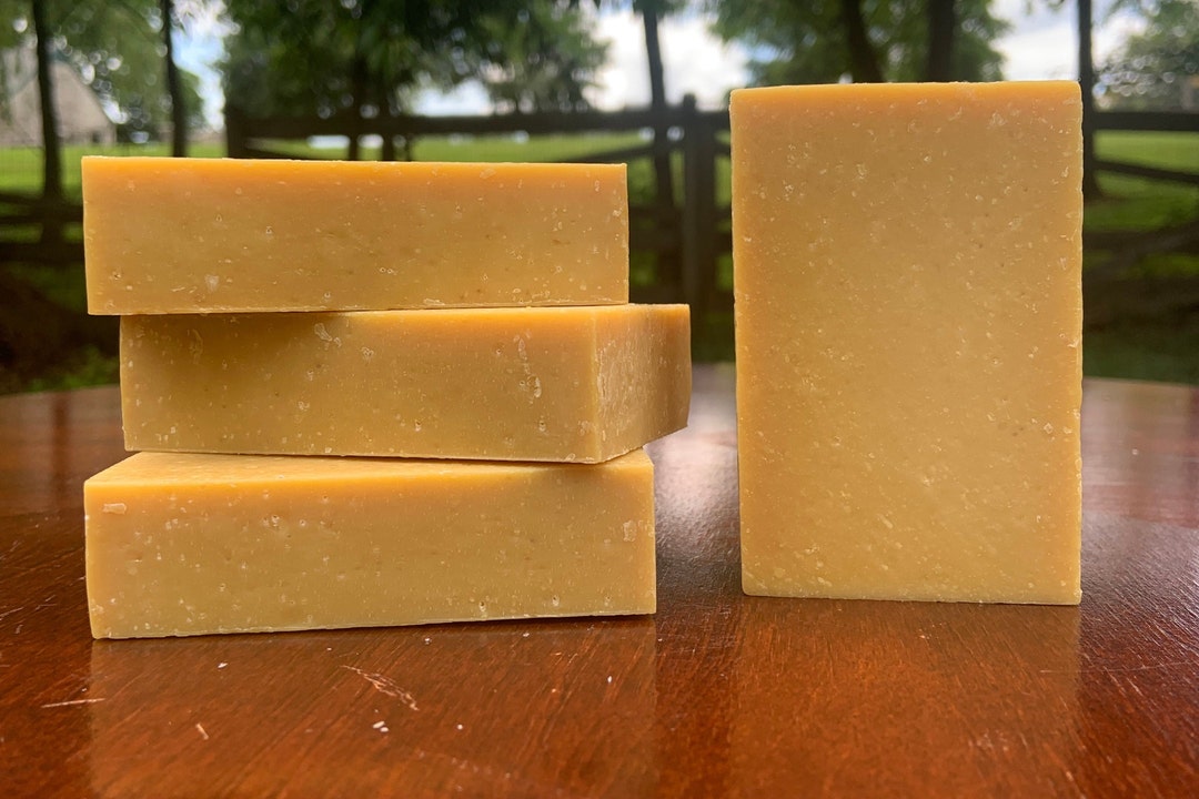 Exfoliating Soap Bar 100% Natural and Handmade || Madi's Banana Coconut ...