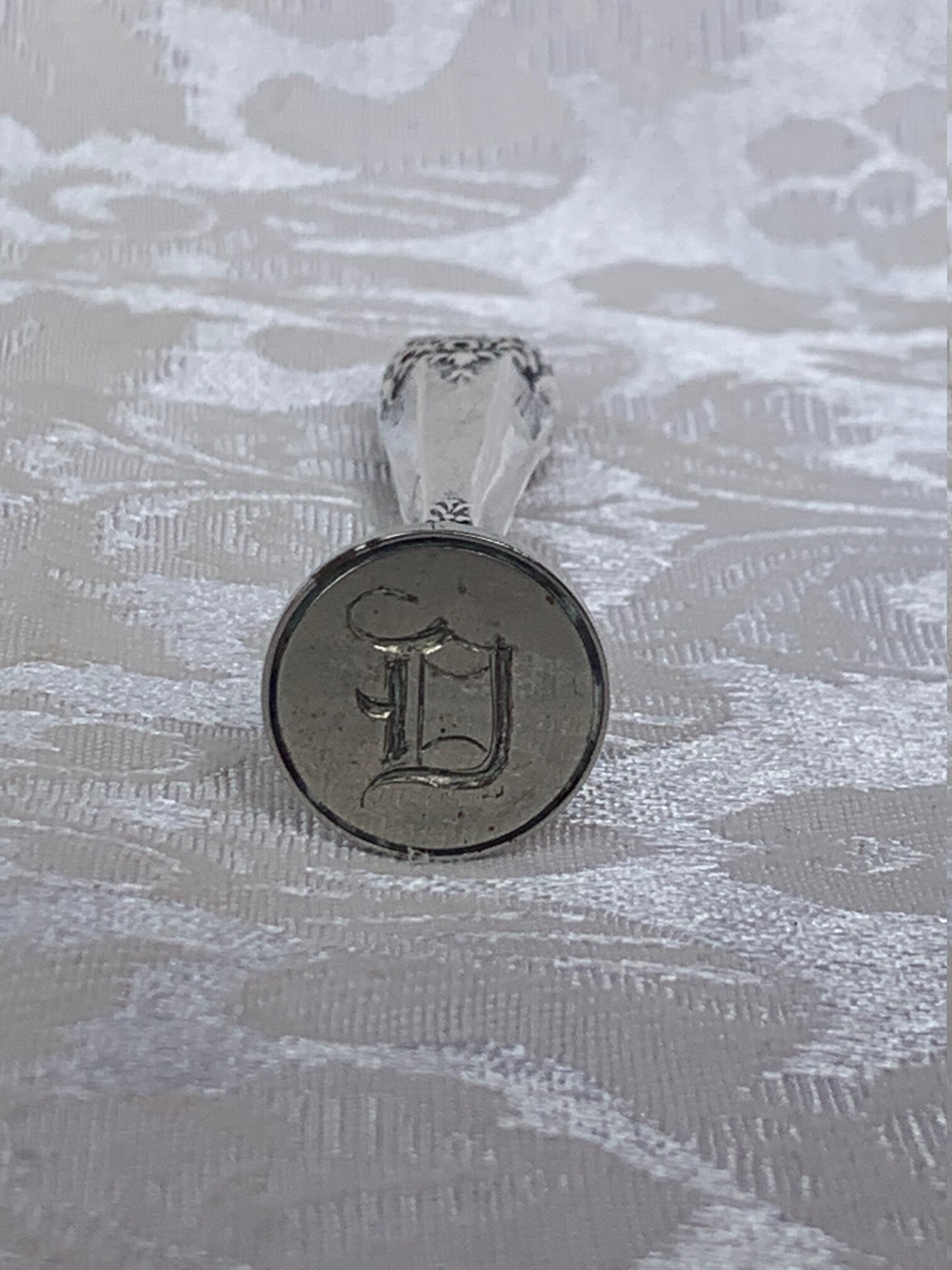 Initial D Sterling Silver Wax Seal Stamp Visual Arts Craft Supplies ...