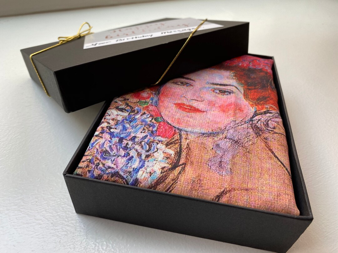 Art Lovers' Gift Scarf in Gift Box - Silky Art Scarves in an Elegant ...
