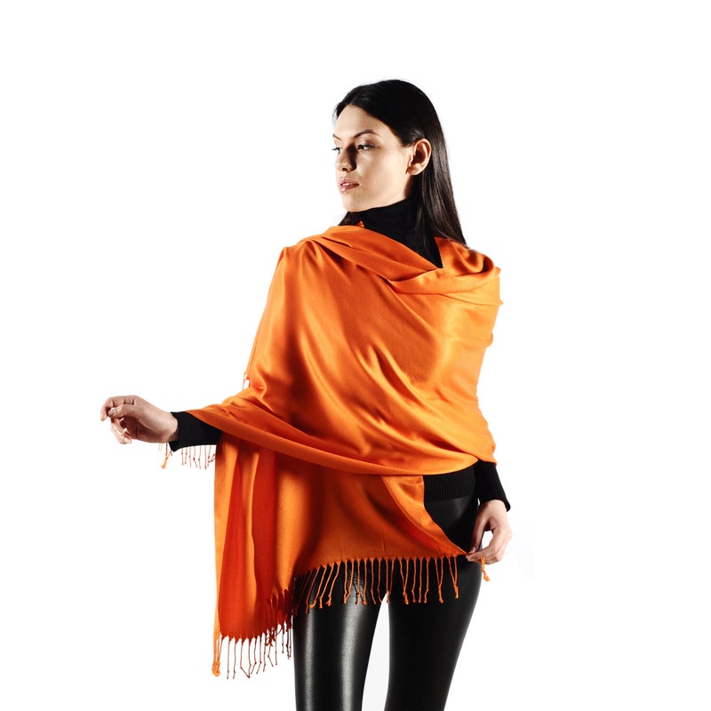 Burnt Orange Scarf - Etsy