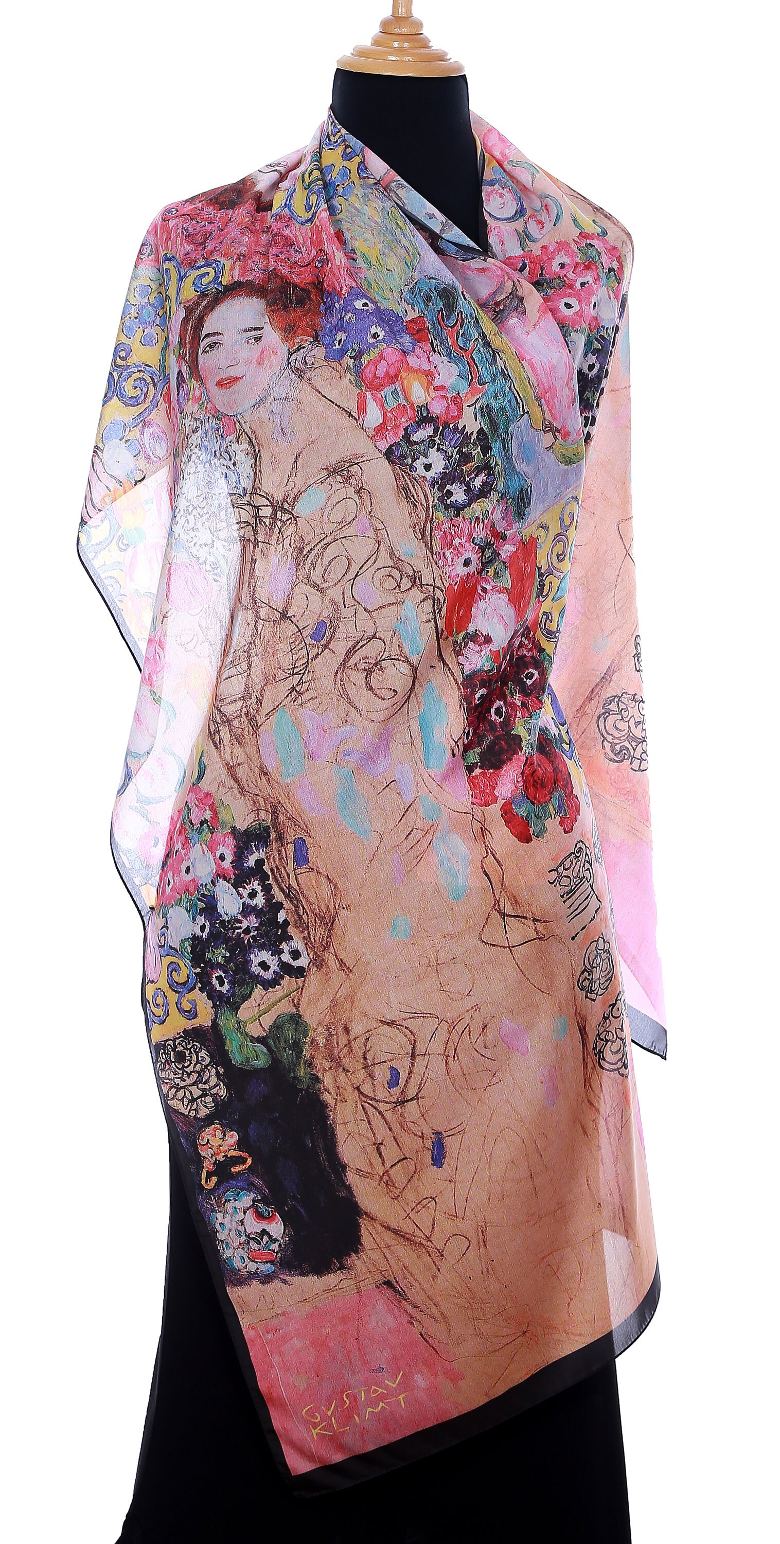 Art Lovers' Gift Scarf in Gift Box - Silky Art Scarves in an Elegant ...