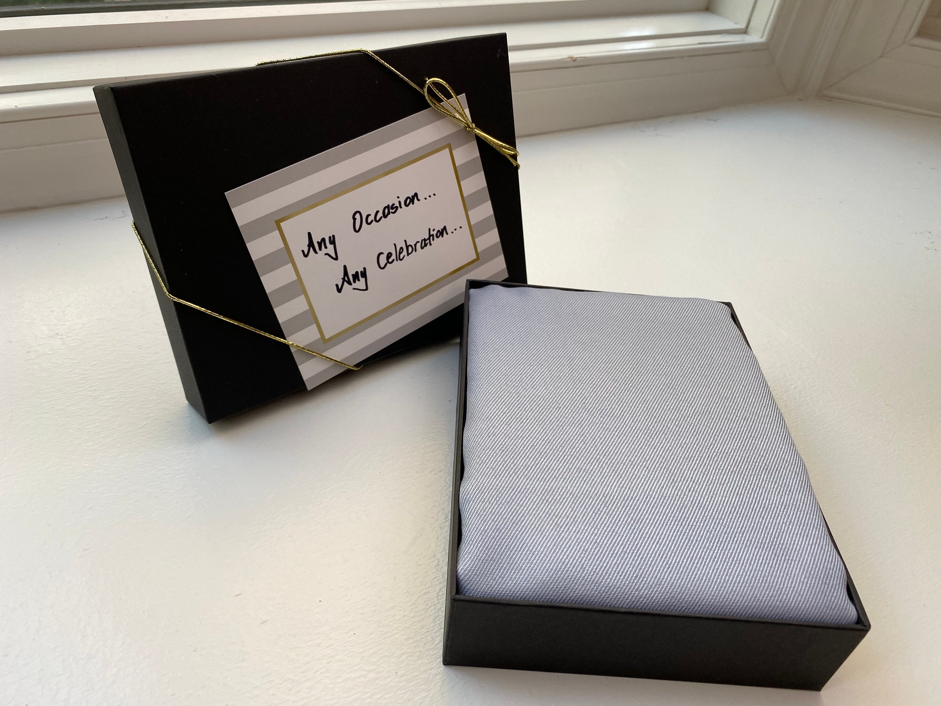 Pashmina in Gift Box silky Grey Scarf Wrap Shawl Pashmina - Etsy