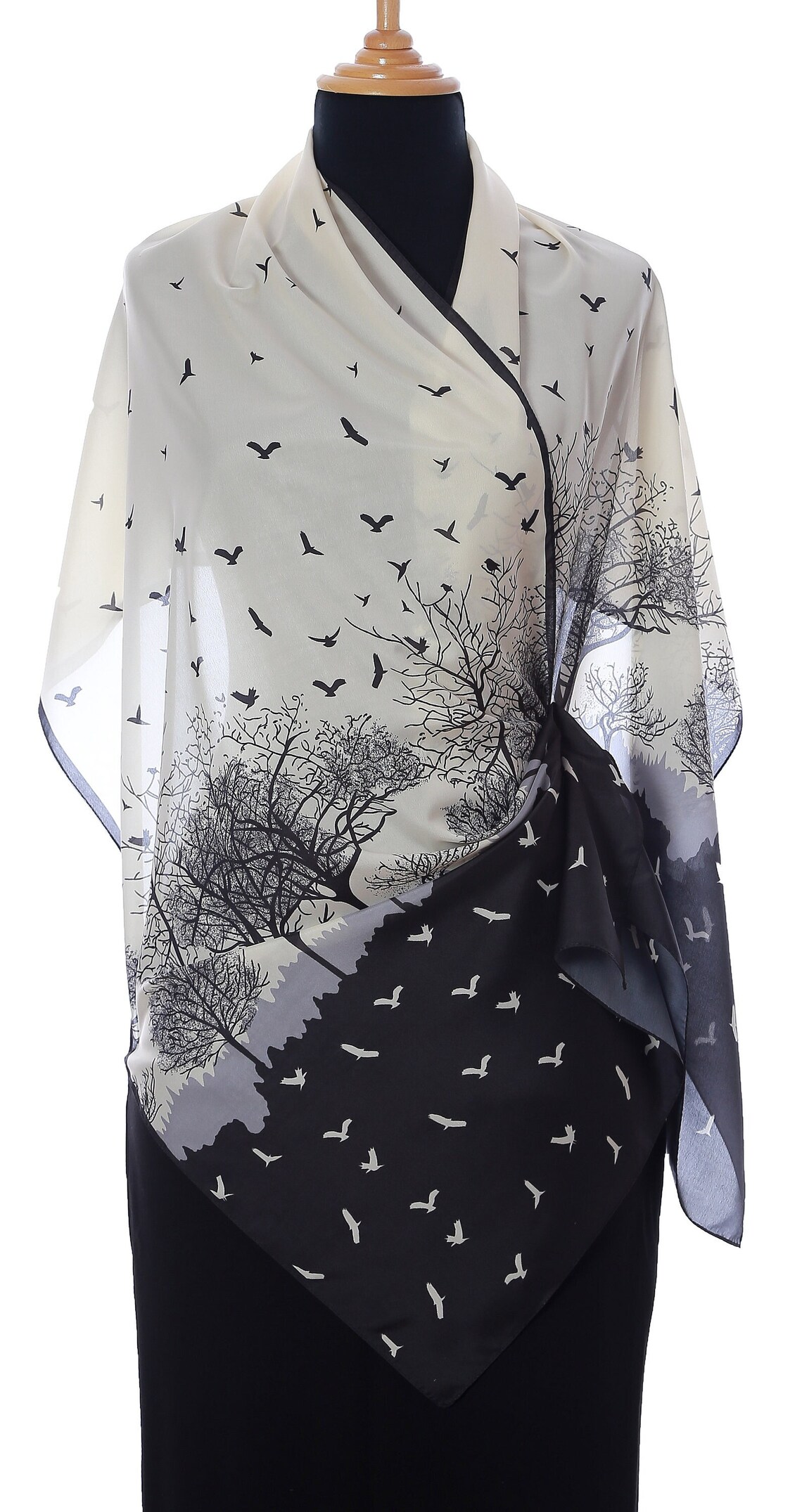 Birds Art Scarves Immedite SHIPPING FROM US - Etsy