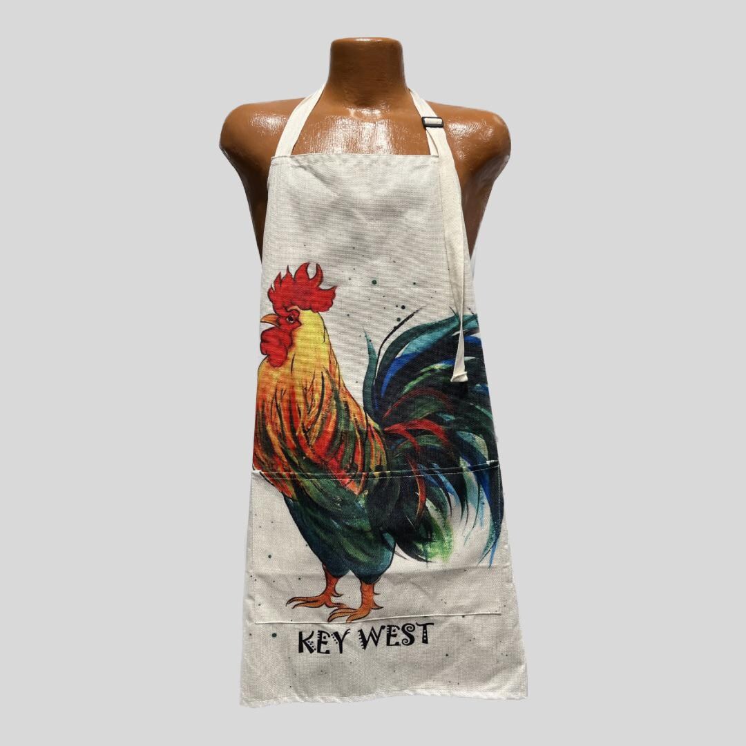 Watercolor Rooster Apron - Etsy