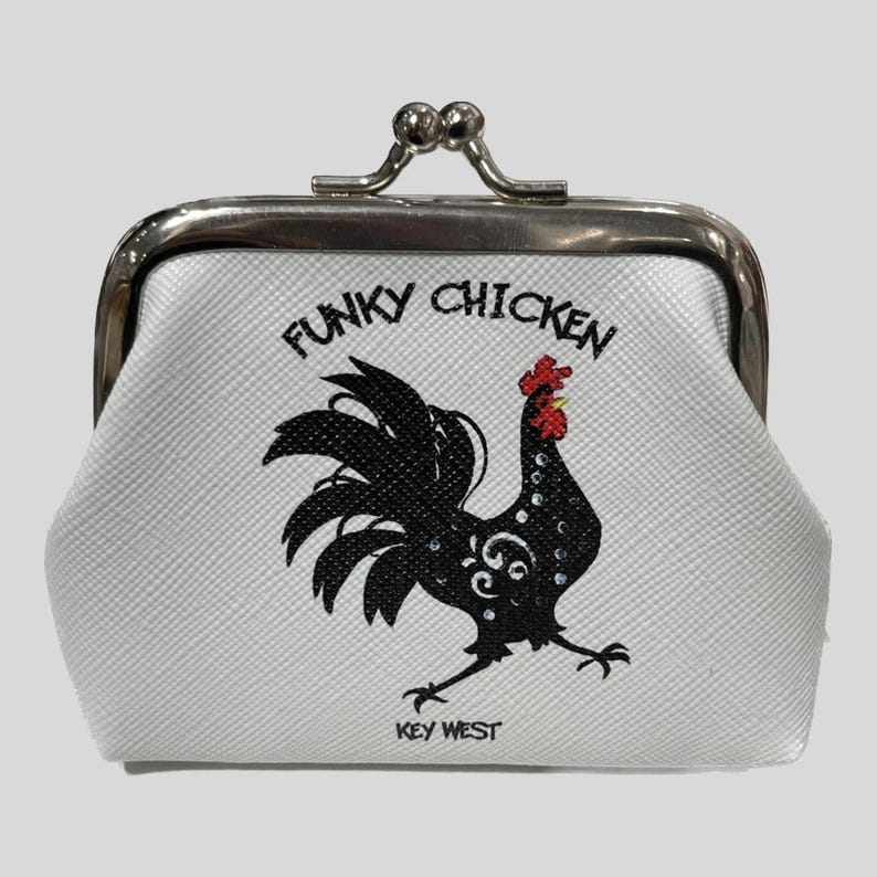 Funky Chicken Logo Coin Purse - Etsy