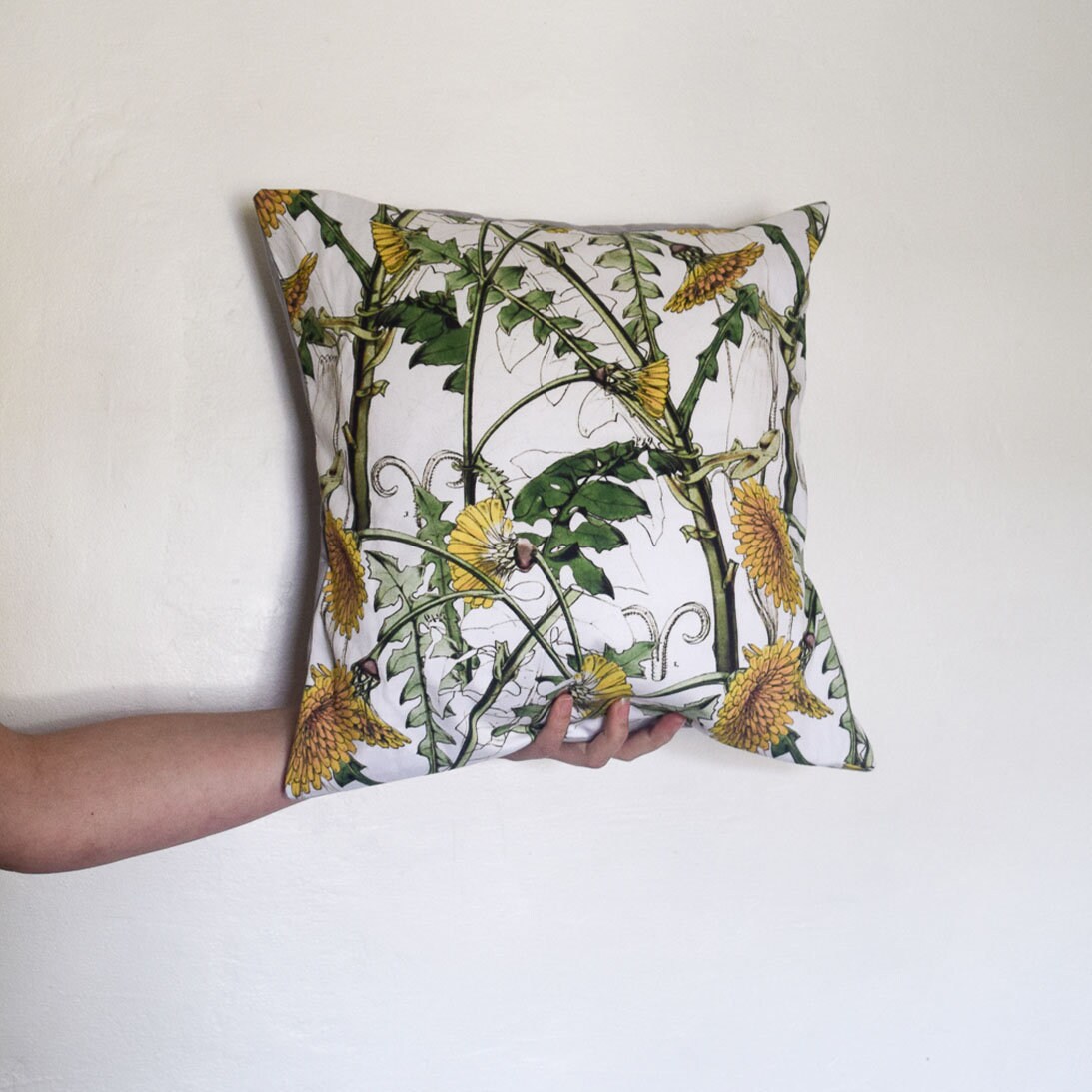 Dandelion Flower Cushion Cover - Etsy