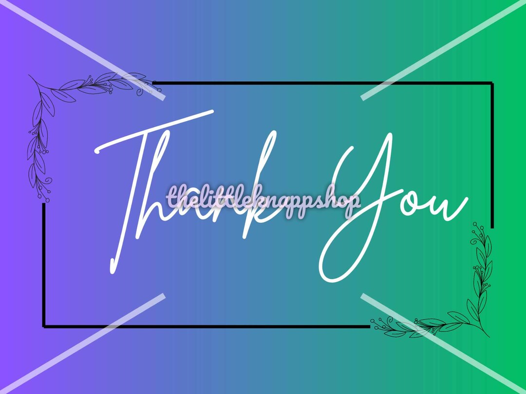 Thank You Notes - Printable - Editable in Canva - Etsy