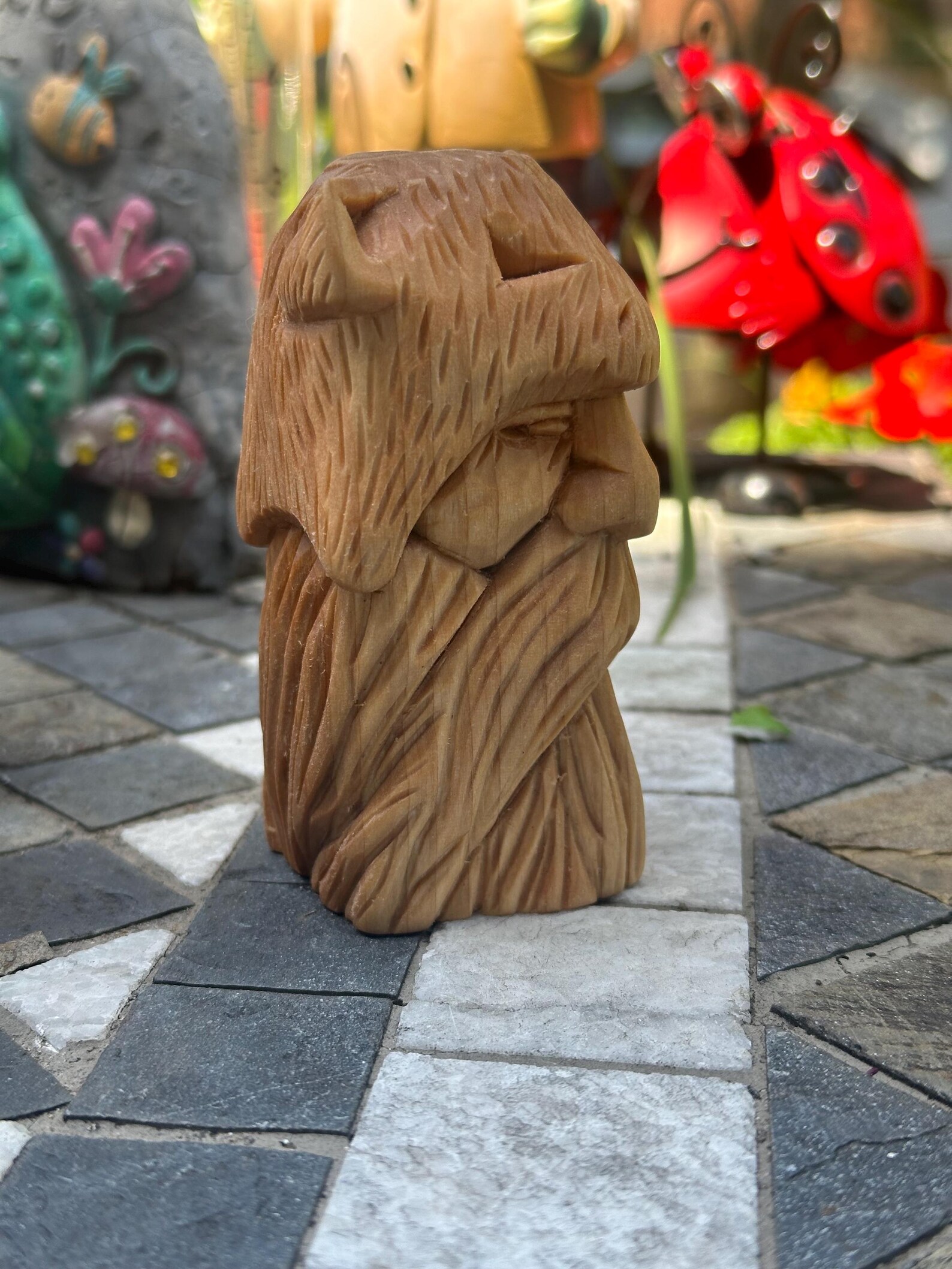 Hand-carved Wood Spirit. - Etsy
