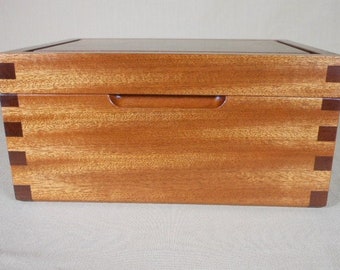 Mahogany Jewelry Box - Etsy
