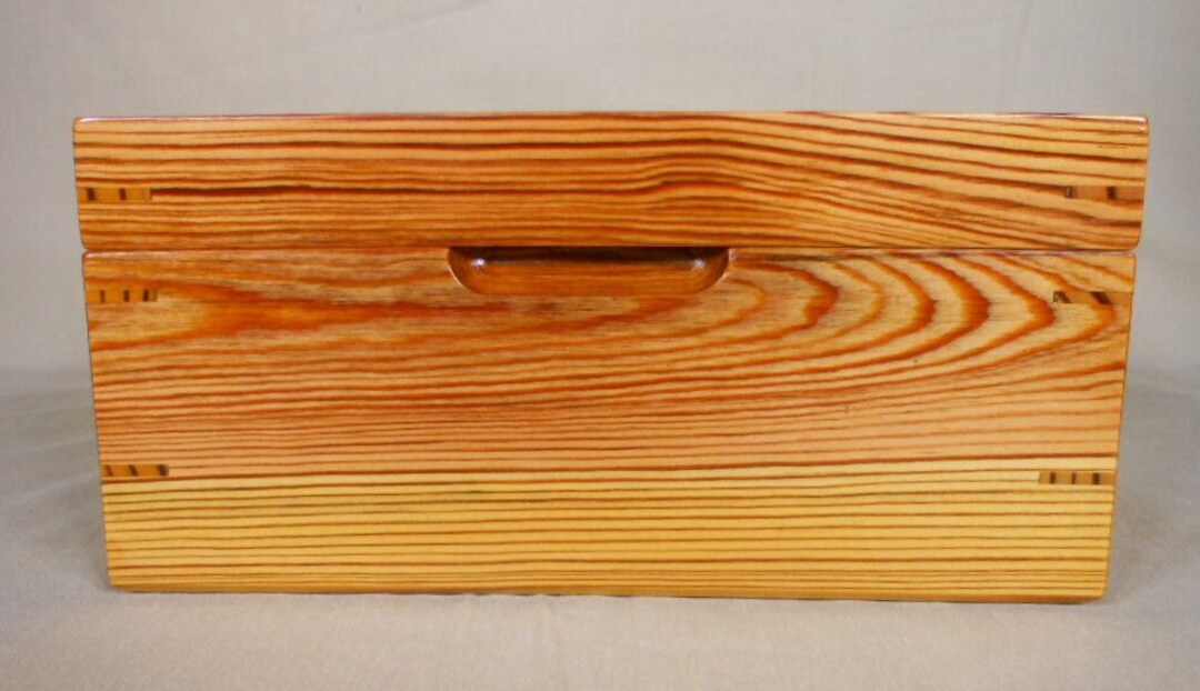 Jewelry Box / Reclaimed Pine With a Walnut Lid / Keepsake Box/ Jewelry ...