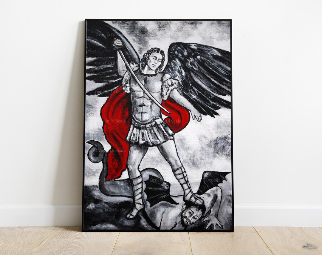 Saint Michael the Archangel – Original Spiritual Painting for ...