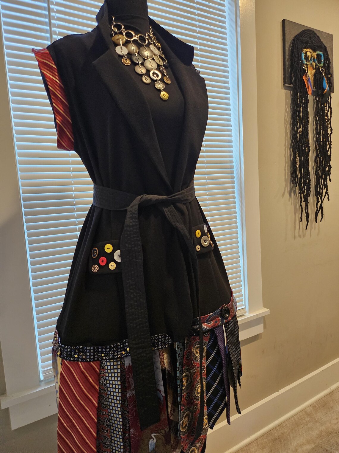 Upcycled Mens Necktie Vest/dress - Etsy
