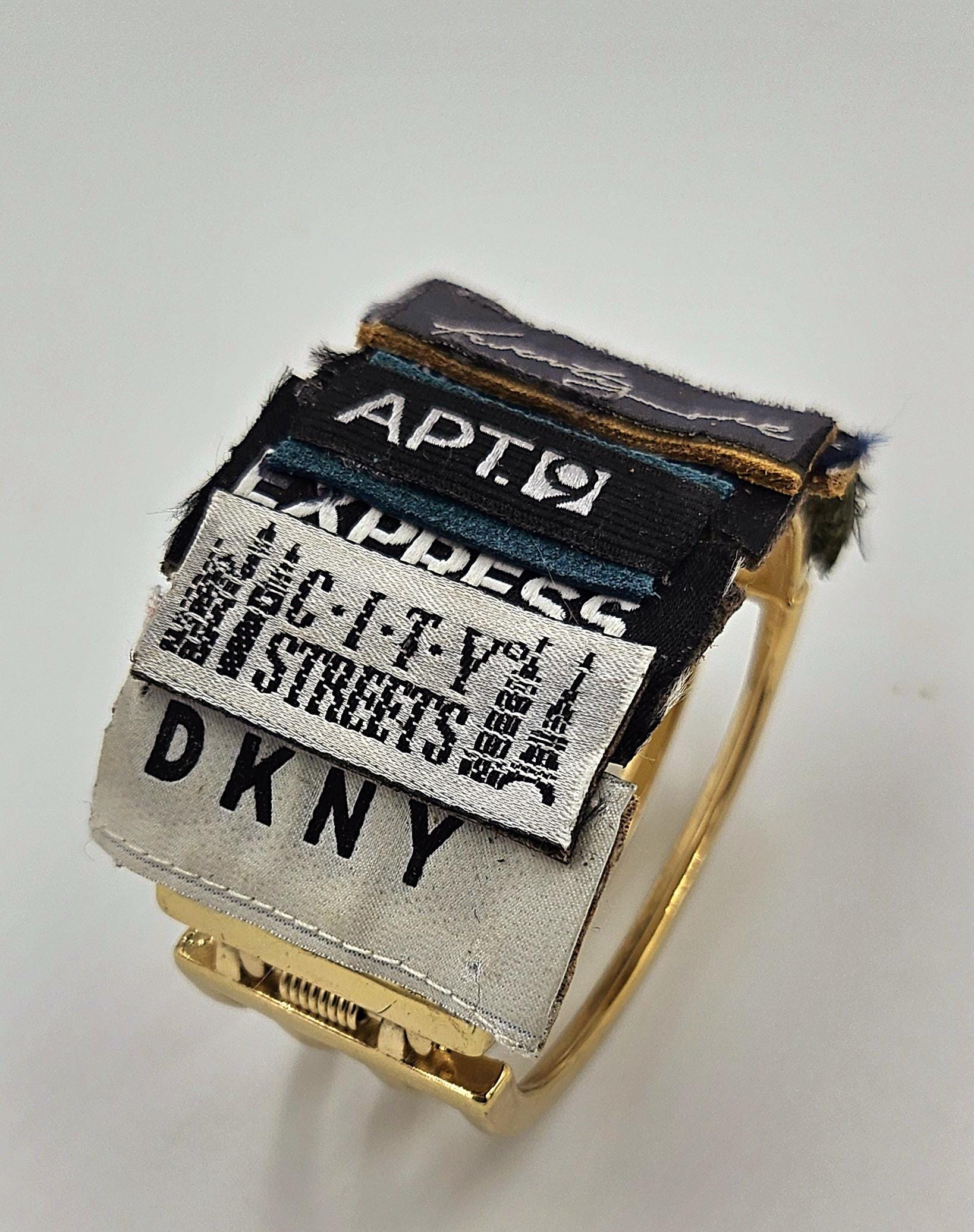 Popping Tags Upcycled Bracelet - Etsy