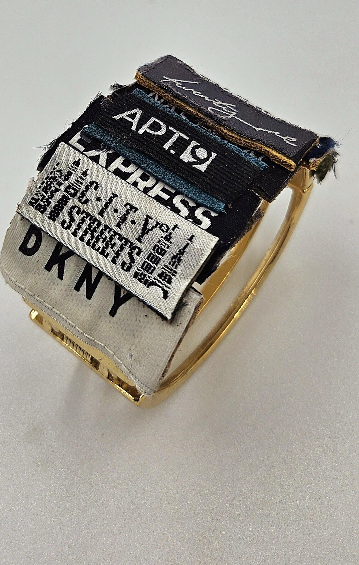 Popping Tags Upcycled Bracelet - Etsy