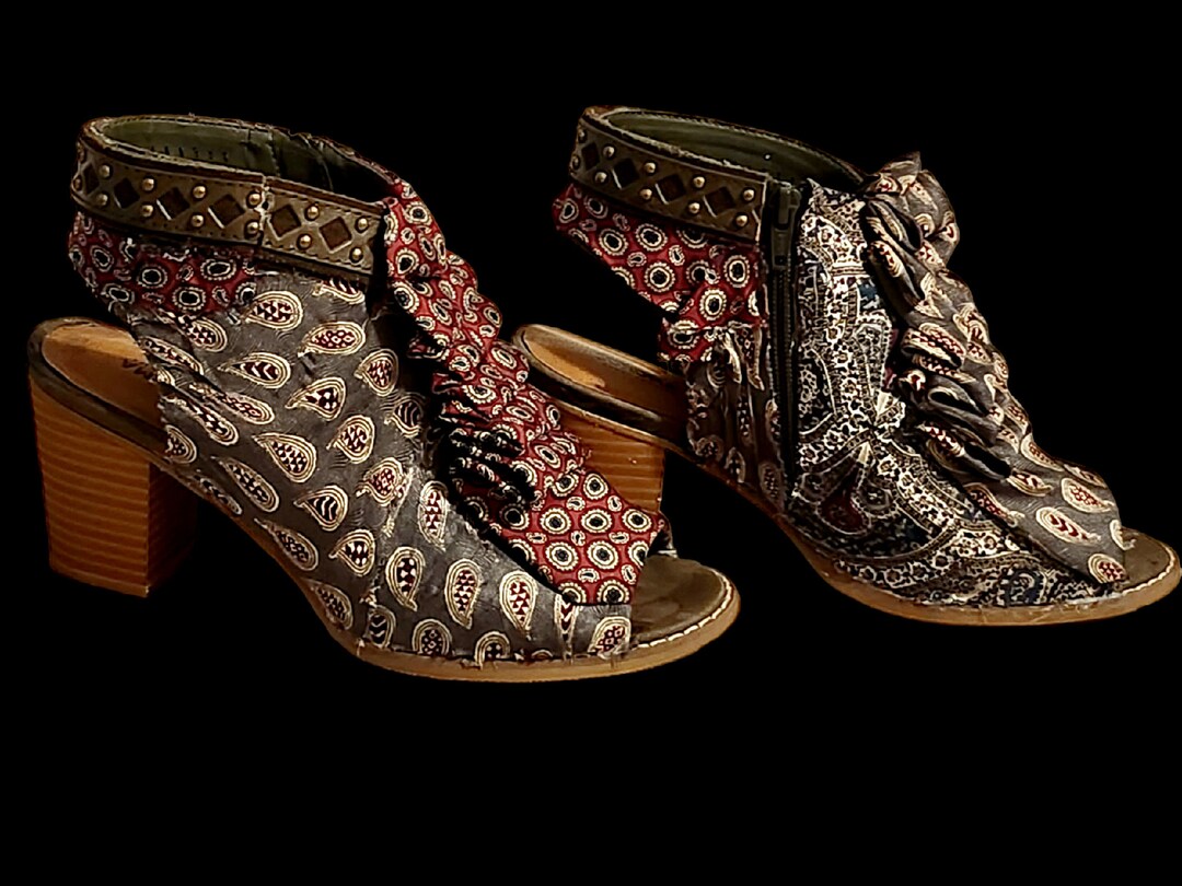 Upcycled Men's Necktie Shoes - Etsy