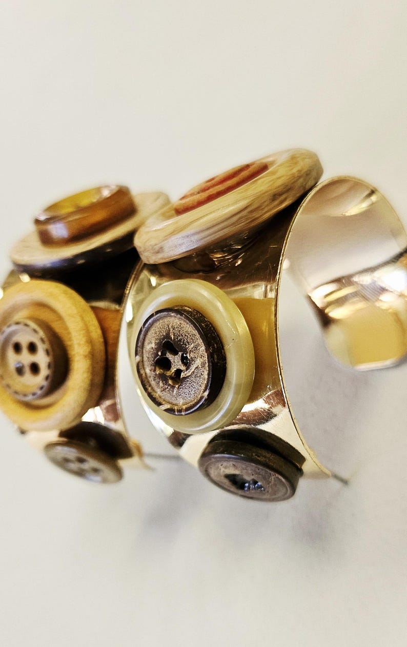 All Buttoned up Repurposed Button Set - Etsy