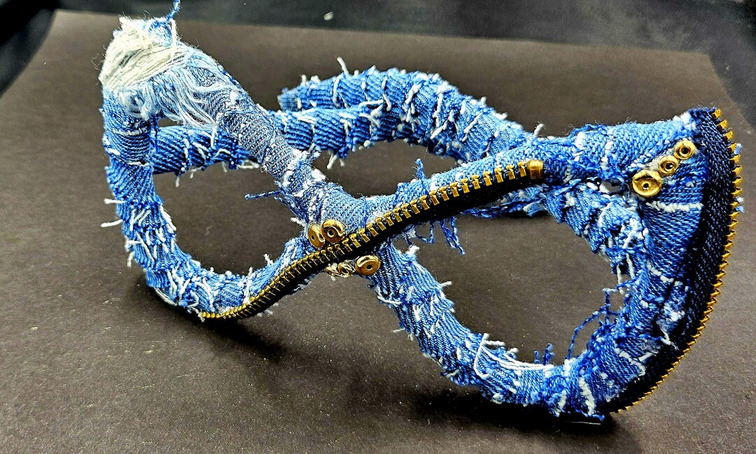 Custom Fringe Denim Frames - Etsy