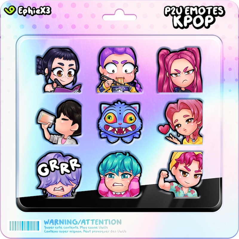 Kpop Demon Hunters Emojis - Etsy