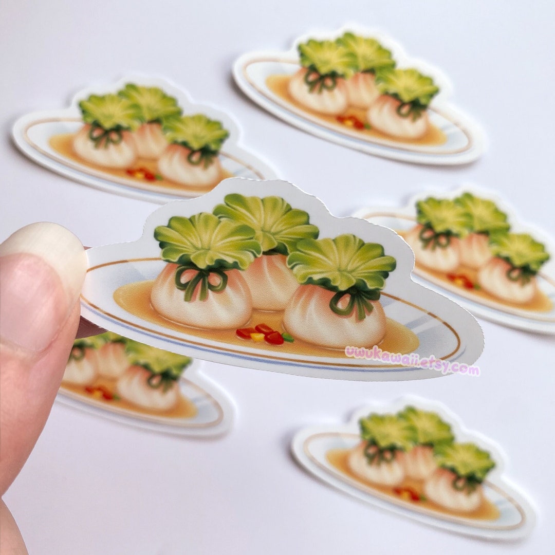 Genshin Impact Jade Parcels Sticker, 2.5x1.25in Glossy Vinyl Sticker ...