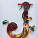 Letter J,quilling Art, Floral Letter Framed Picture, Custom Letter ...