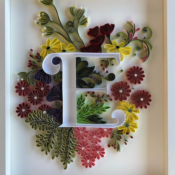 Quilled Letter - Etsy