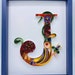 Letter J,quilling Art, Floral Letter Framed Picture, Custom Letter ...
