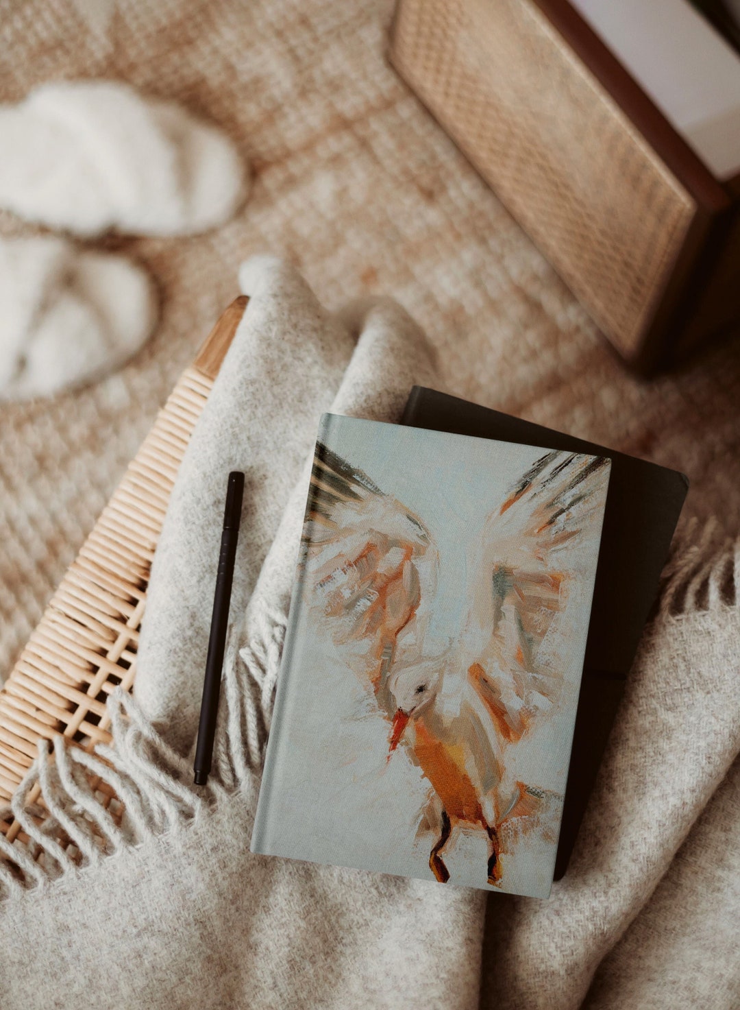 Art Notebook | Seagull Coming in to Land | Hardcover Journal | Bird ...