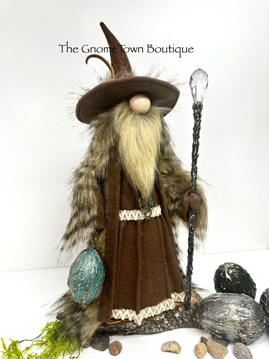 Dragons Egg Protector Wizard Gnome - Etsy