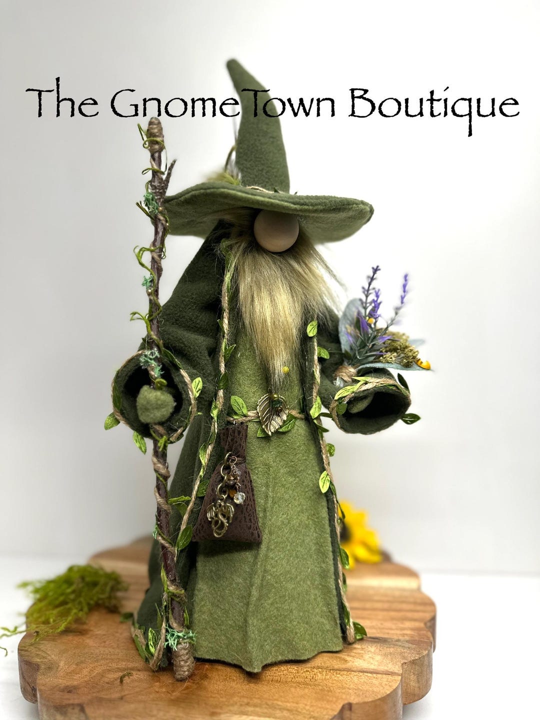 Green Wizard Gnome - Etsy