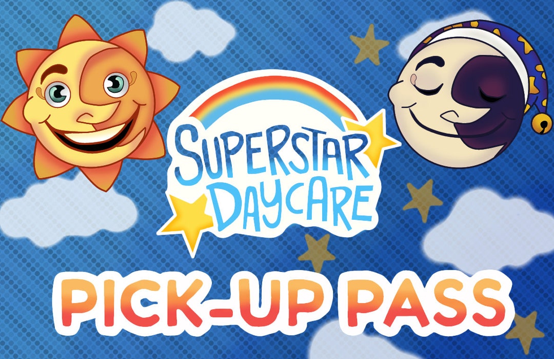 Daycare Pass five Nights at Freddys Front and Back Digital Download - Etsy