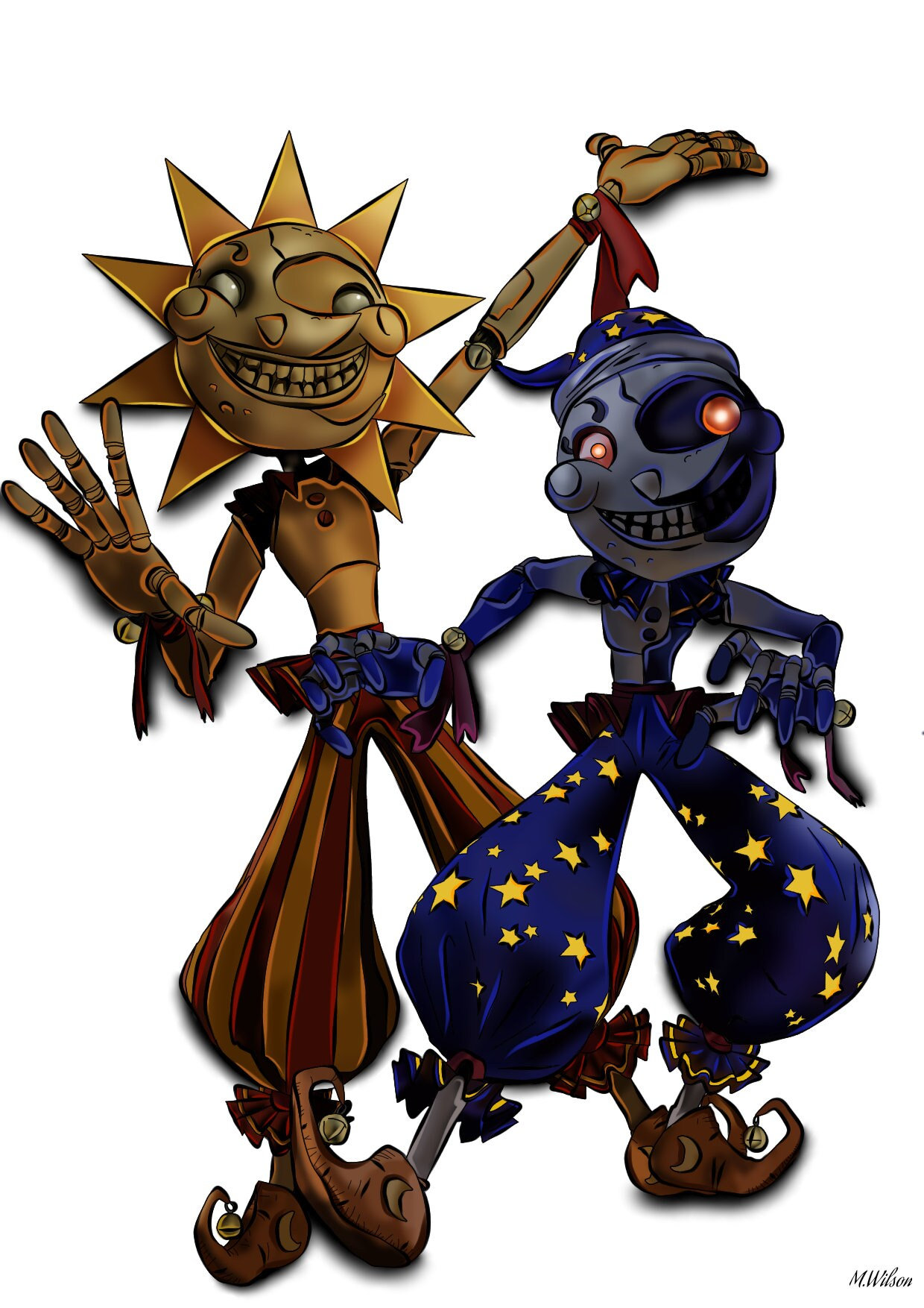 Sun and Moon securitybreach Digital Art Poster A4 - Etsy