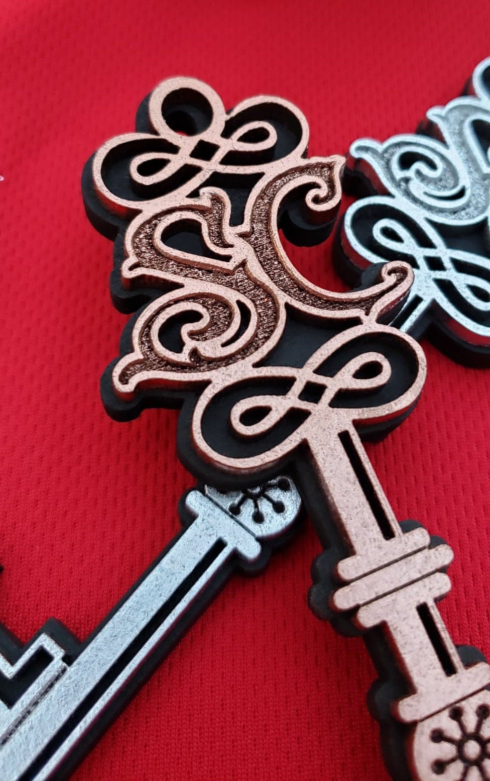 Santa Key Lock Pass SVG Laser Cut Glowforge Christmas DXF PNG - Etsy