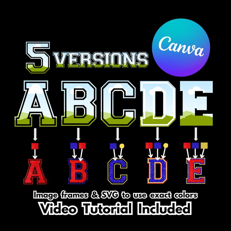 Varsity Letters Cheer - Etsy