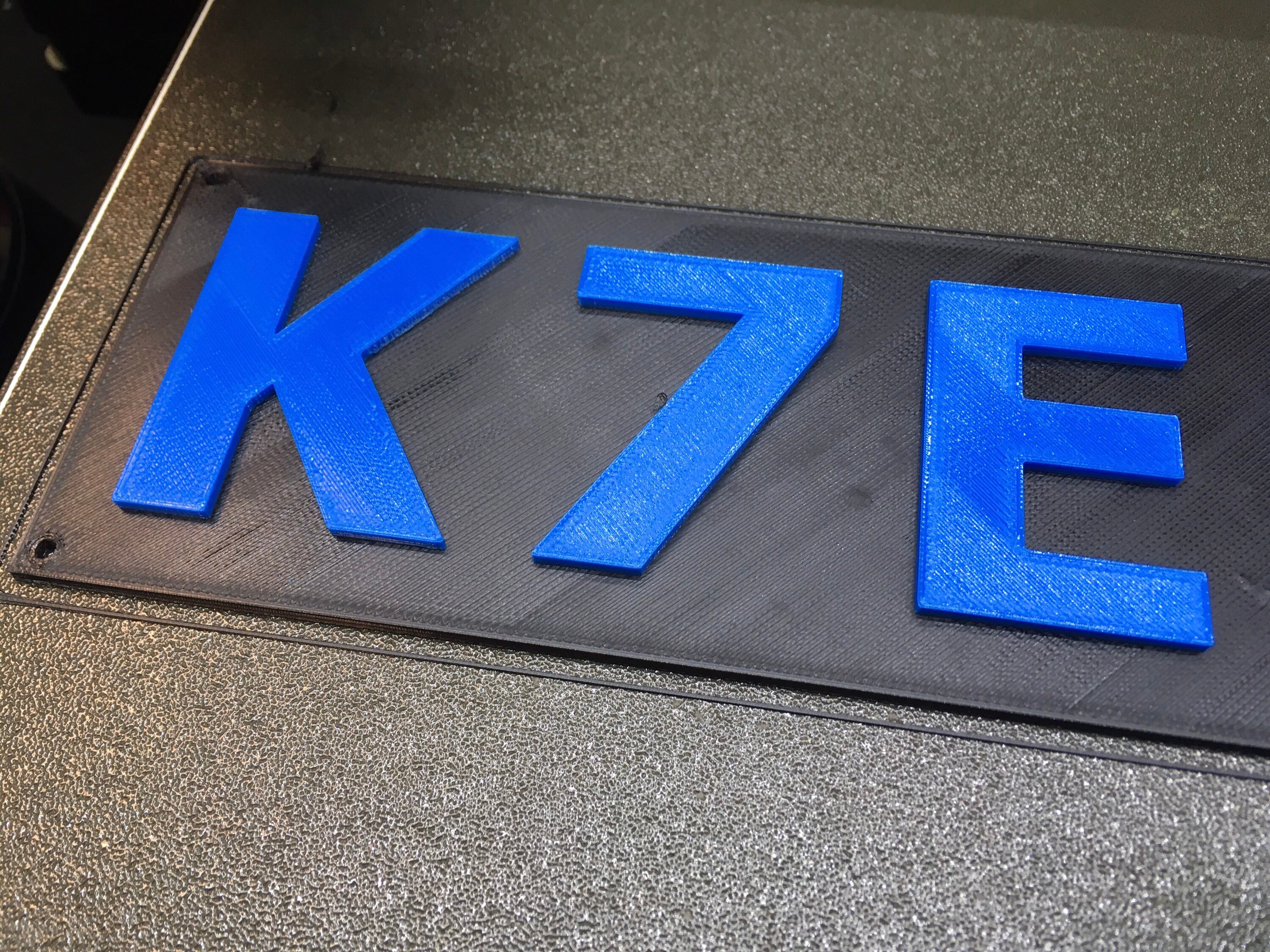 3D Printed Amateur Radio Call Sign Plaque for Ham Radio or GMRS ...