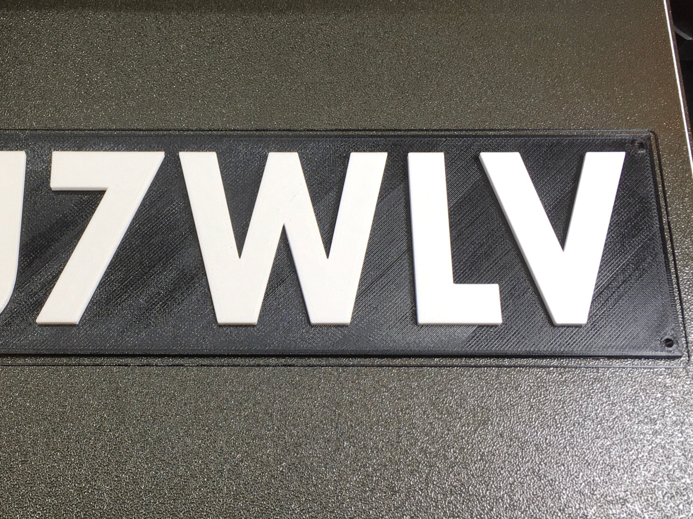 3D Printed Amateur Radio Call Sign Plaque for Ham Radio or GMRS ...