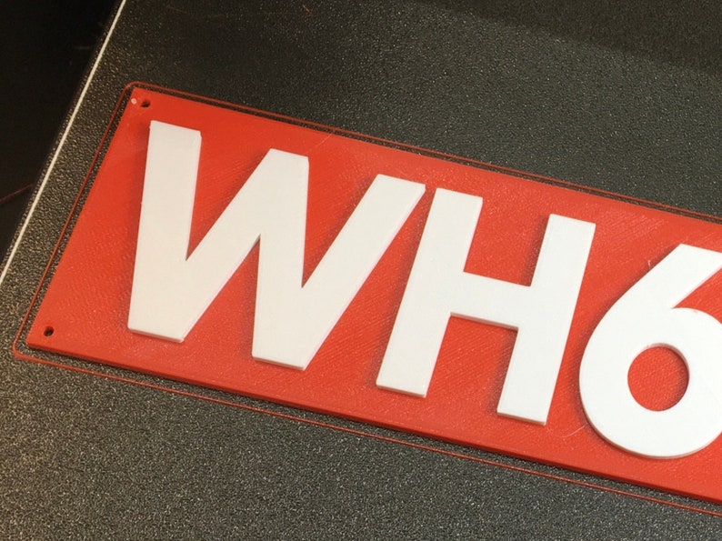 3D Printed Amateur Radio Call Sign Plaque for Ham Radio - Etsy