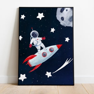 Outer Space Wall Art Decor, Space Poster, Nursery Prints, Digital ...